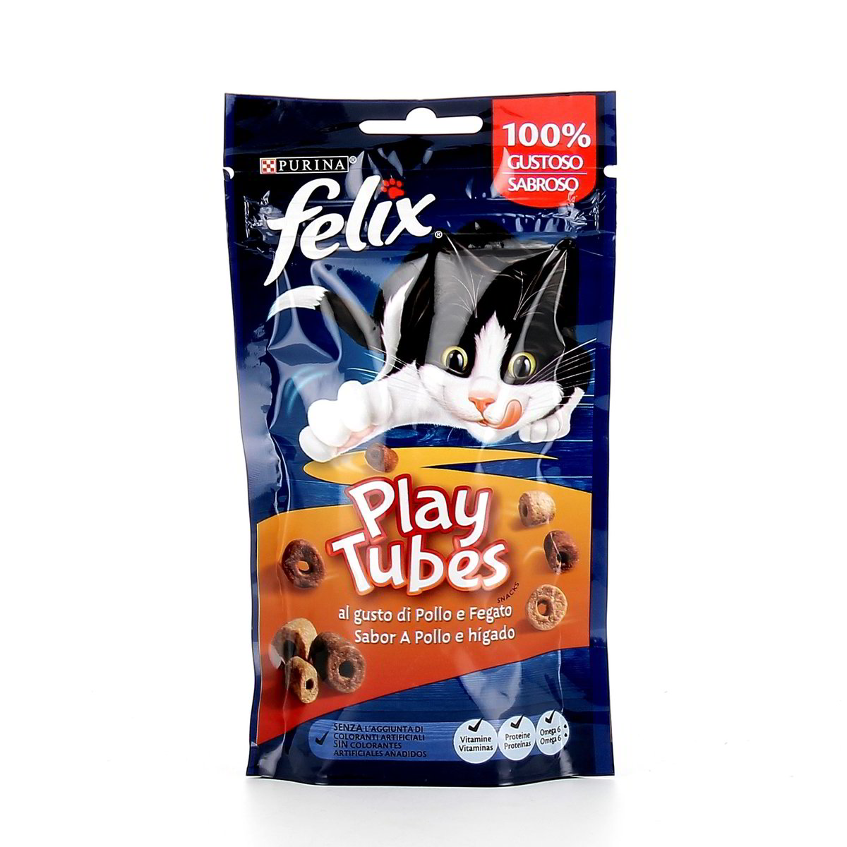 FELIX PLAY TUBES POLLO E FEGATO PURINA 50 g in dettaglio | Ipercarni ...