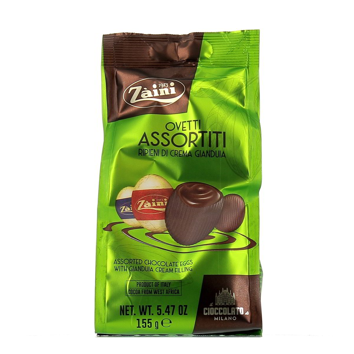 OVETTI ASSORTITI RIPIENI DI CREMA GIANDUIA ZAINI 155 g in dettaglio ...